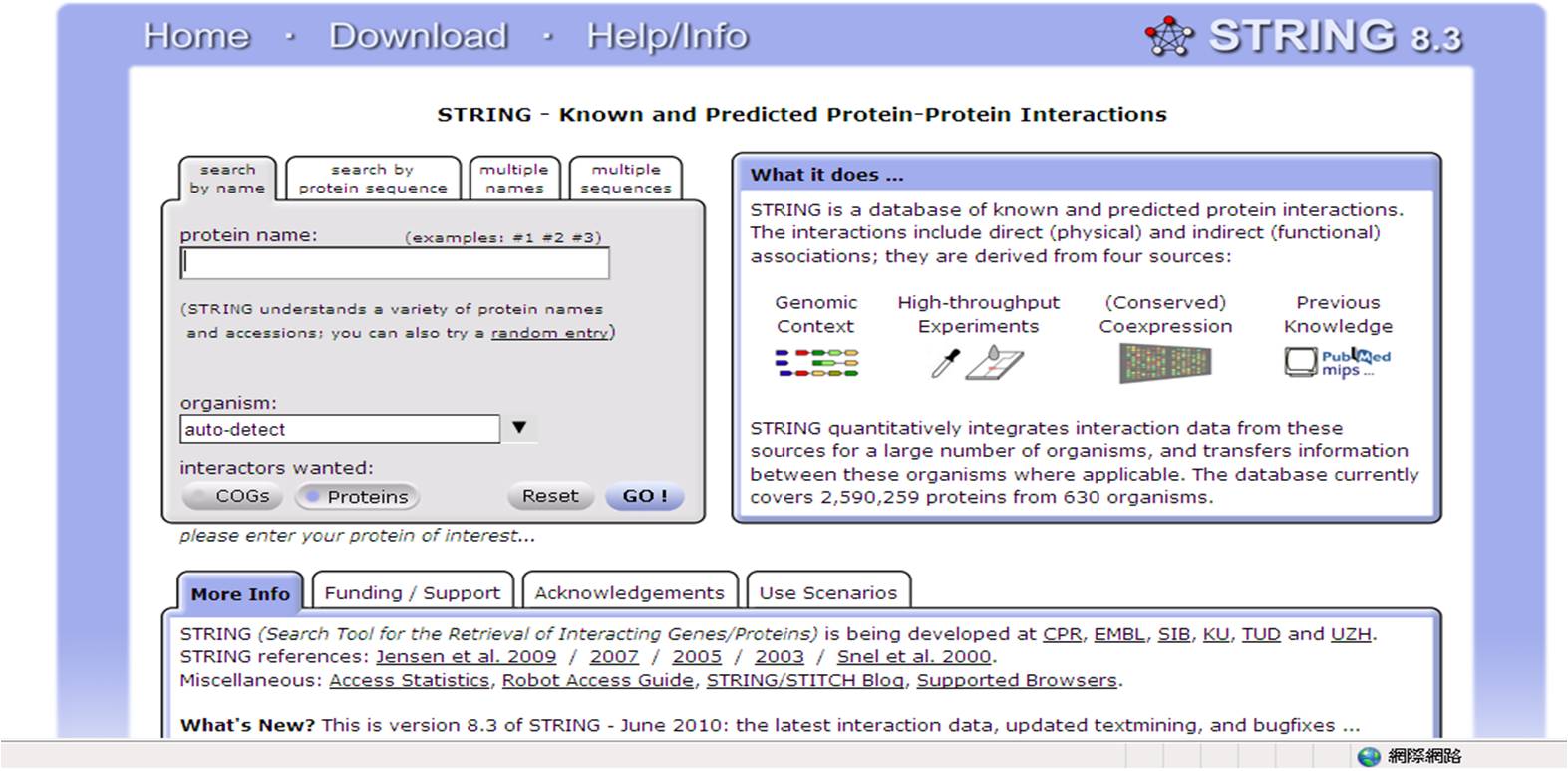 Fun and mental are fundamental: STRING--->看protein-protein interaction
