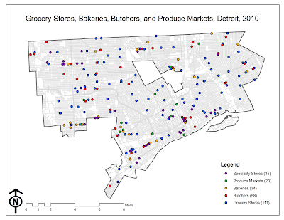 Mapping The Strait: The Food Grasslands of Detroit