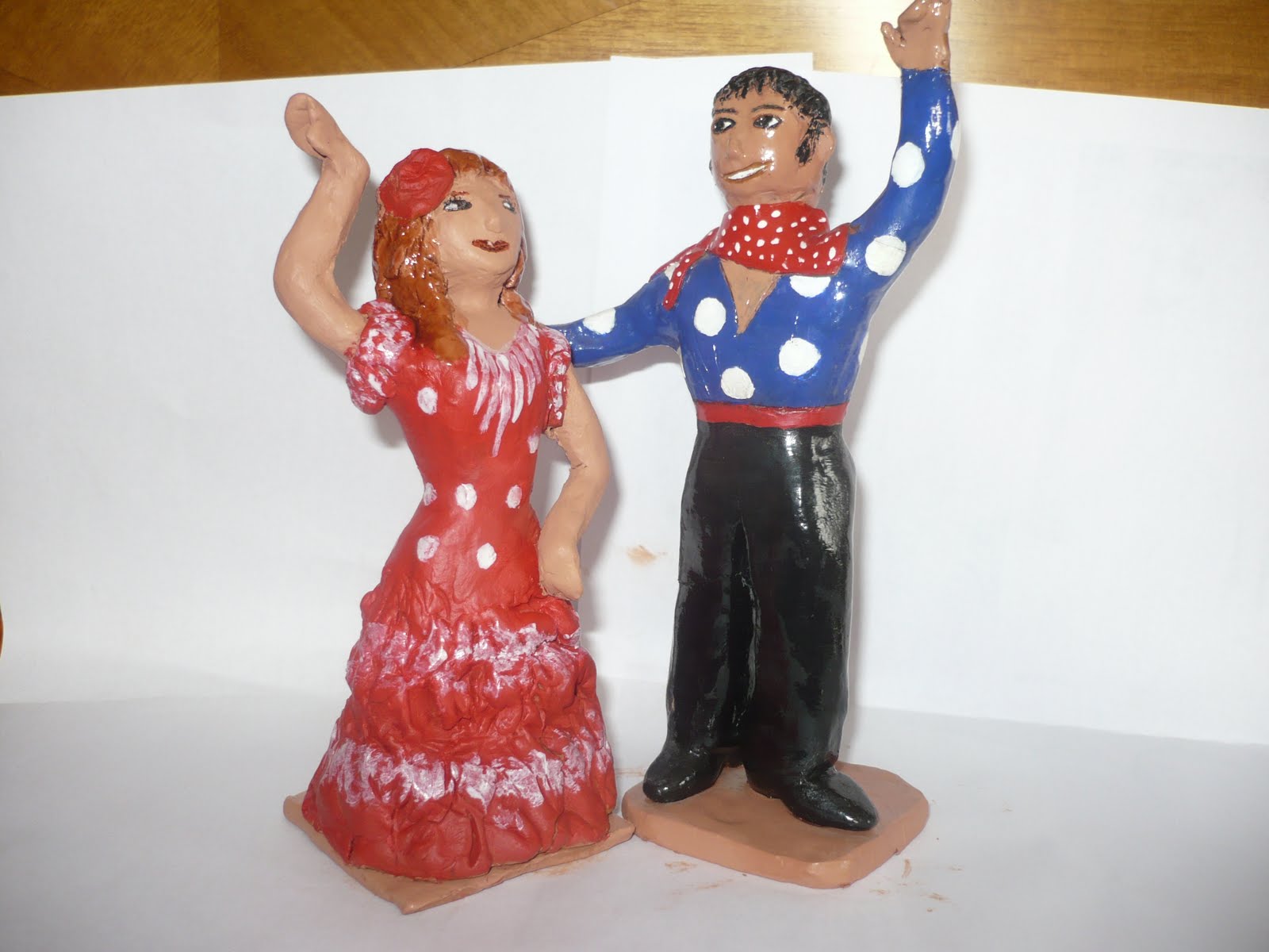MODELAR BARRO: FIGURAS DE BARRO: BAILARINES DE FLAMENCO