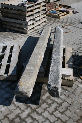 Camosse Masonry Supply: 8ft. Granite Posts
