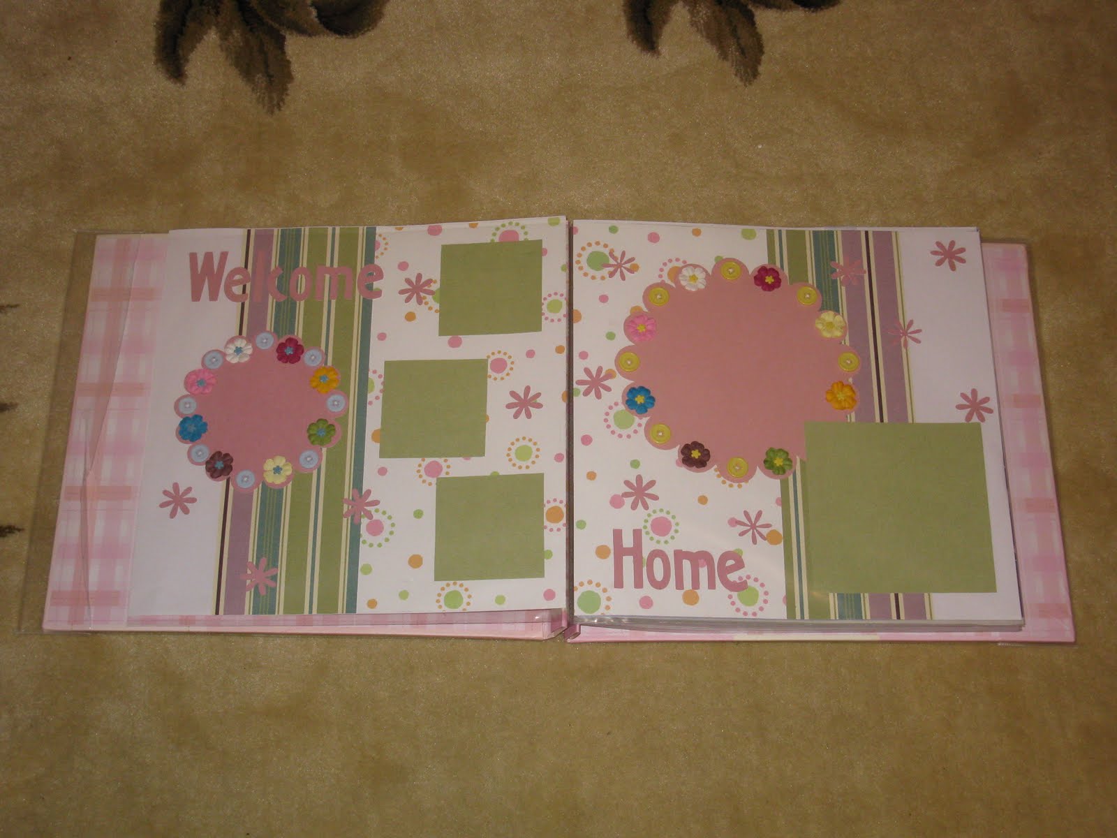My passion 4 scrapbooking: My first baby scrapbook!
