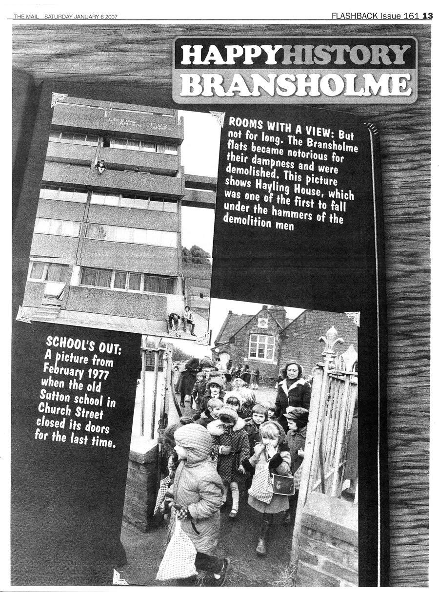Exploring Bransholme: Flash Back Articles about Bransholme