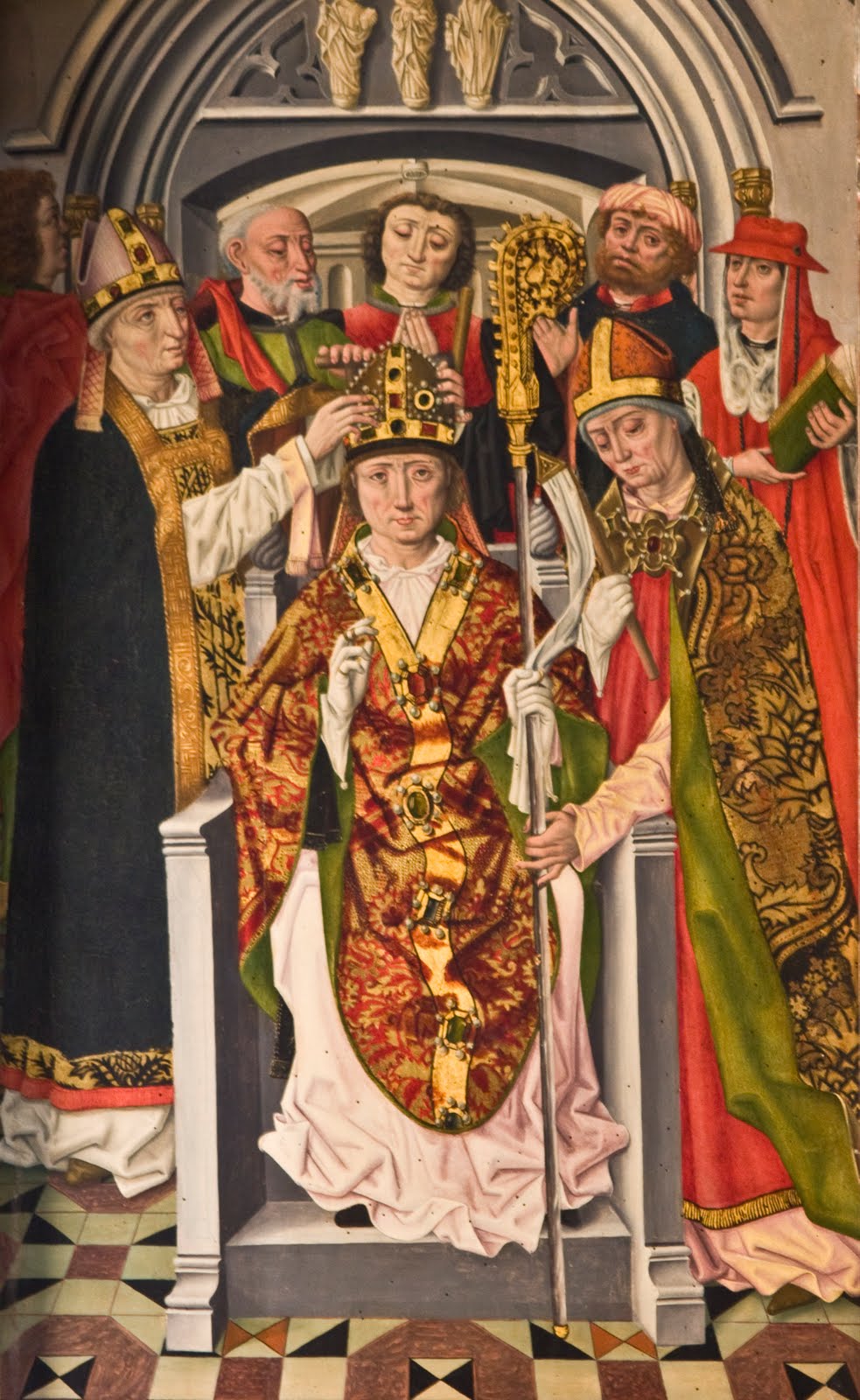 New Liturgical Movement: Mediæval Bishops & their Mitres