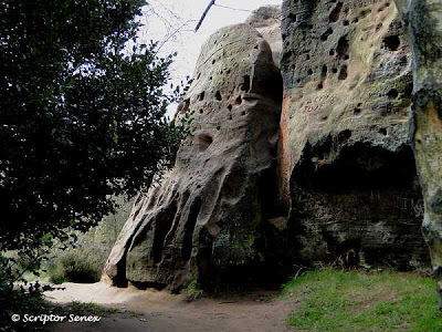 On the Wirral : Thurstaston- Thor's Stone