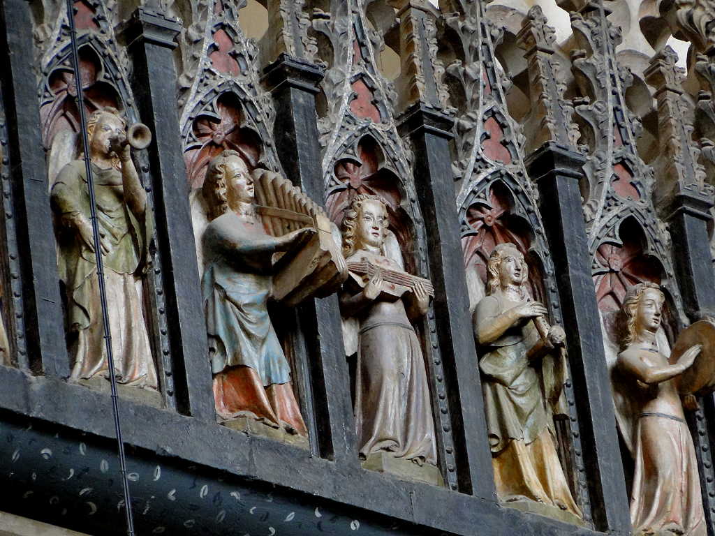 CJE in Exeter: Exeter Cathedral - Minstrels' Gallery