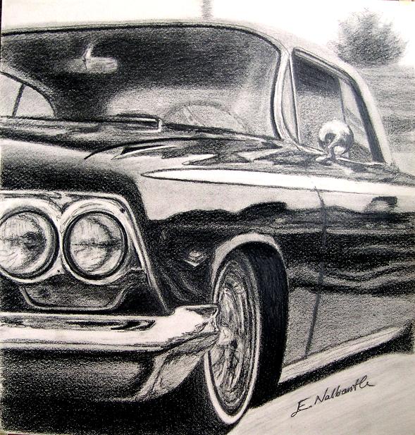 classiccars.drawing: 1962 impala