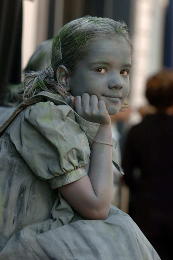 Most Incredible Living Statues Of Kids