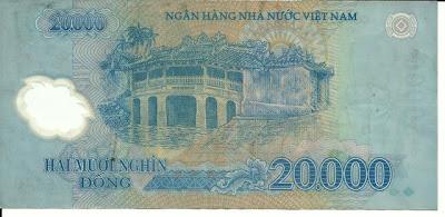 Banknote Collection: Vietnam 2003 series 10K, 20K, 50K, and 100K dong