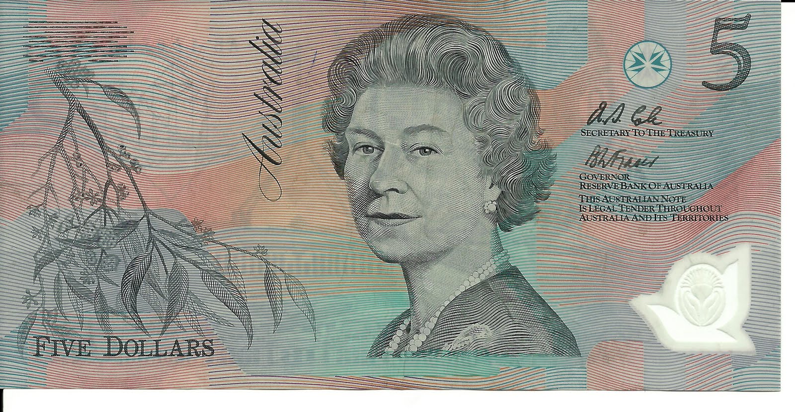 banknote-collection-australia-5-dollar-1992