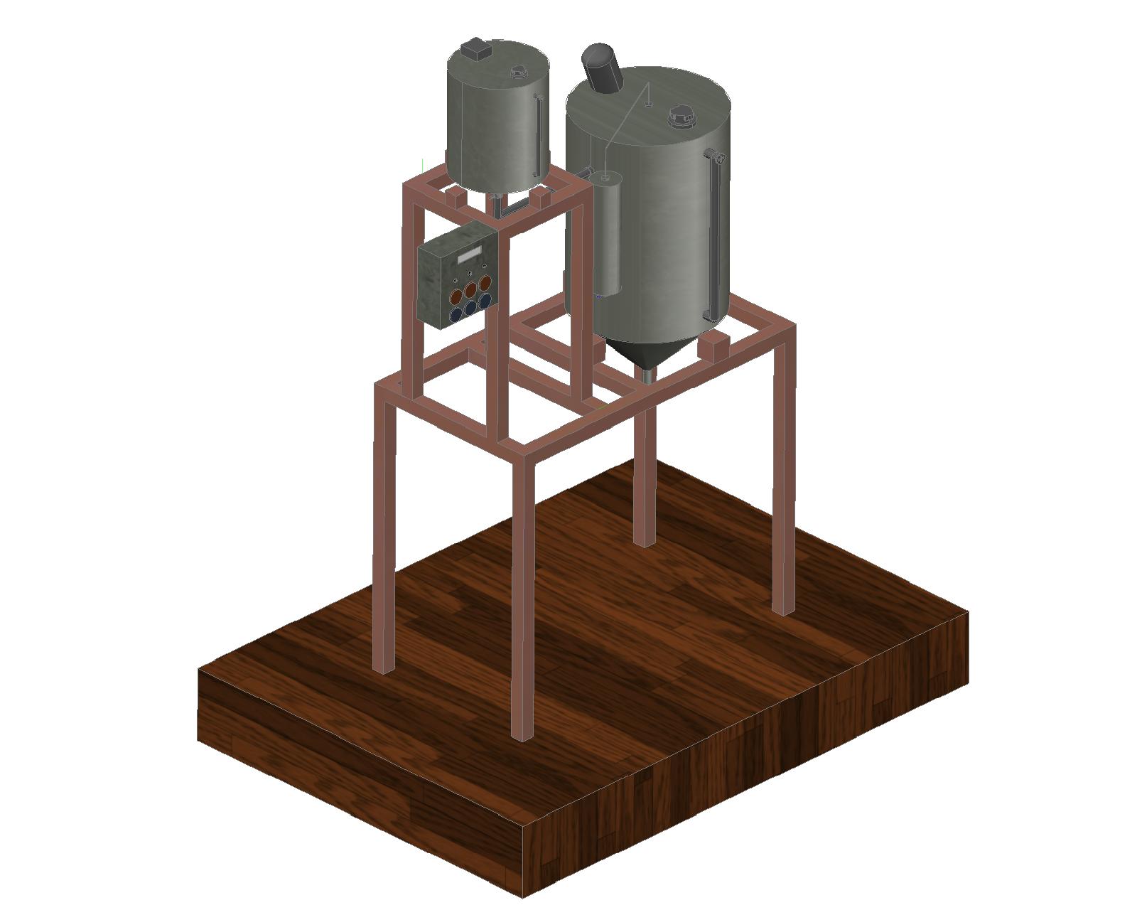 Dibujos Luisa: Taller 21 --- 3D (AutoCAD) Reactor Biodiesel