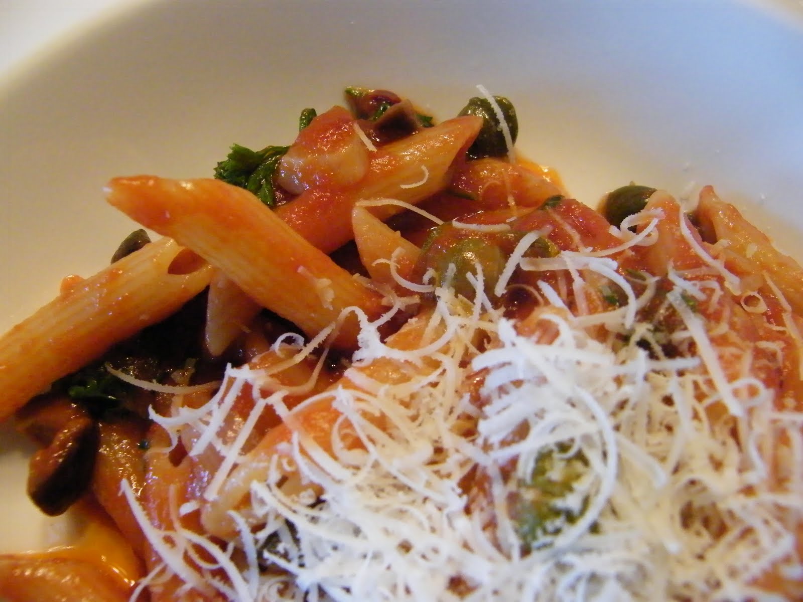 Wholesome Feasts: Mario Batali's Penne alla Puttanesca