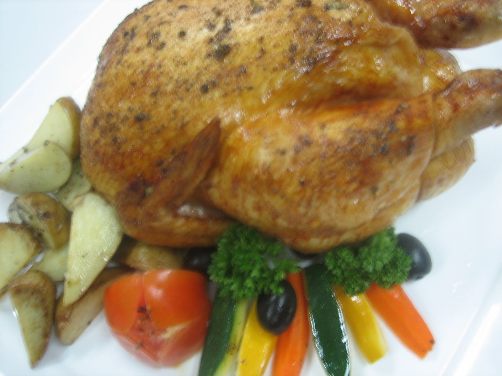 ChefRahmanWorld: PRESENTATION OF ROAST CHICKEN
