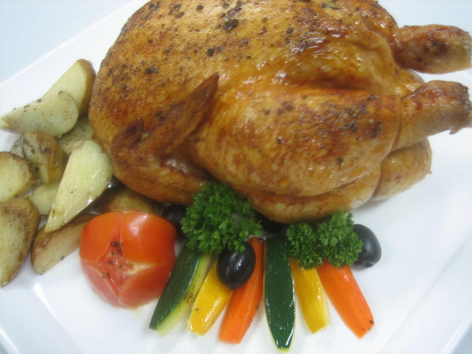 ChefRahmanWorld: PRESENTATION OF ROAST CHICKEN