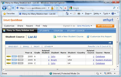 Web based database software at Work: QuickBase extensive approach to ...