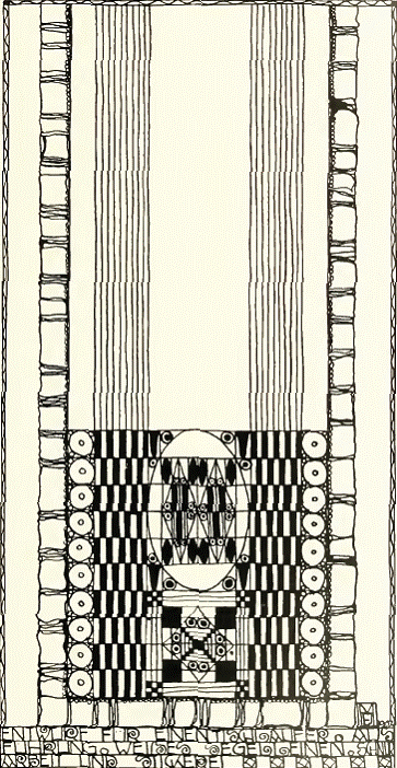 Wakges: Embroidery Design by Emanuel Josef Margold