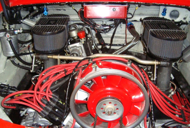 Porsche '73 993 GT class Racecar: Engine, 3.4L twin plug