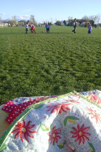 Redefining "Soccer Mom" - Diary of a Quilter - a quilt blog