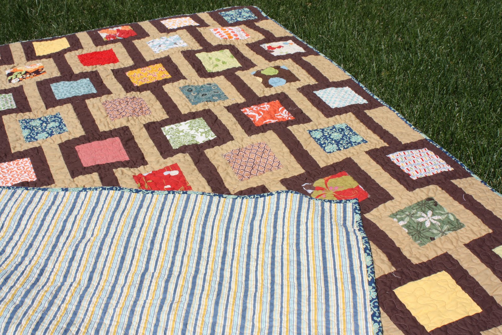 Modern Quilt for an Old Friend - Diary of a Quilter - a quilt blog