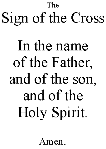 Learn with Us: Sign of the Cross