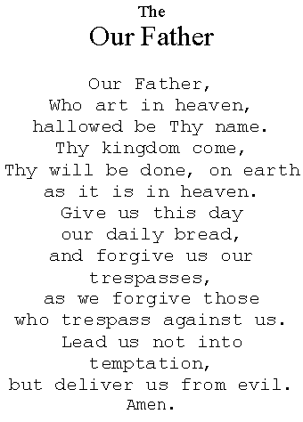 Learn with Us: Our Father
