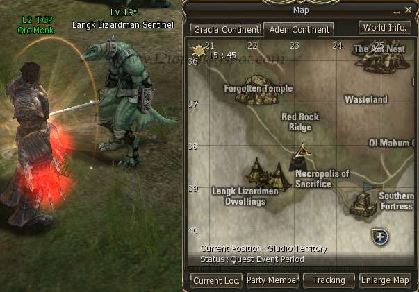 QUESTS LINEAGE 2 TRADUZIDAS: Quest Orc Monk