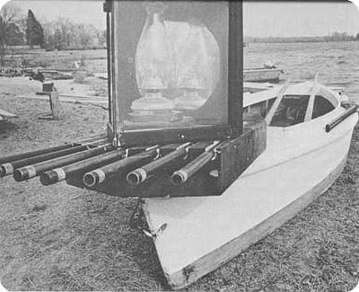 ROWING FOR PLEASURE: Sam Devlin's gun punt