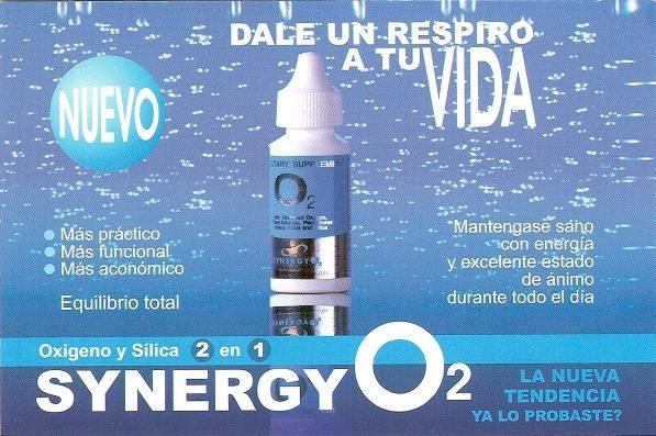 Synergy o2 Venezuela: O2 En diversos Tratamientos.