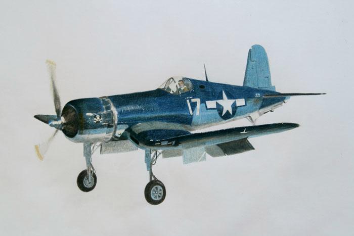 Warwick's Artwork: Chance Vought Corsair F4U