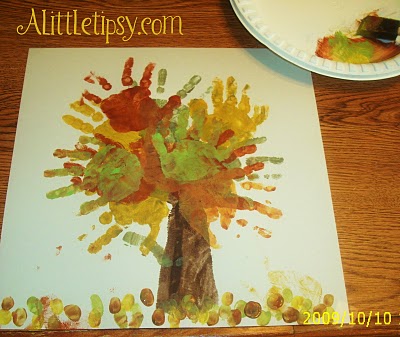 A few of my favorite things: fall tree-cute for preschool craft