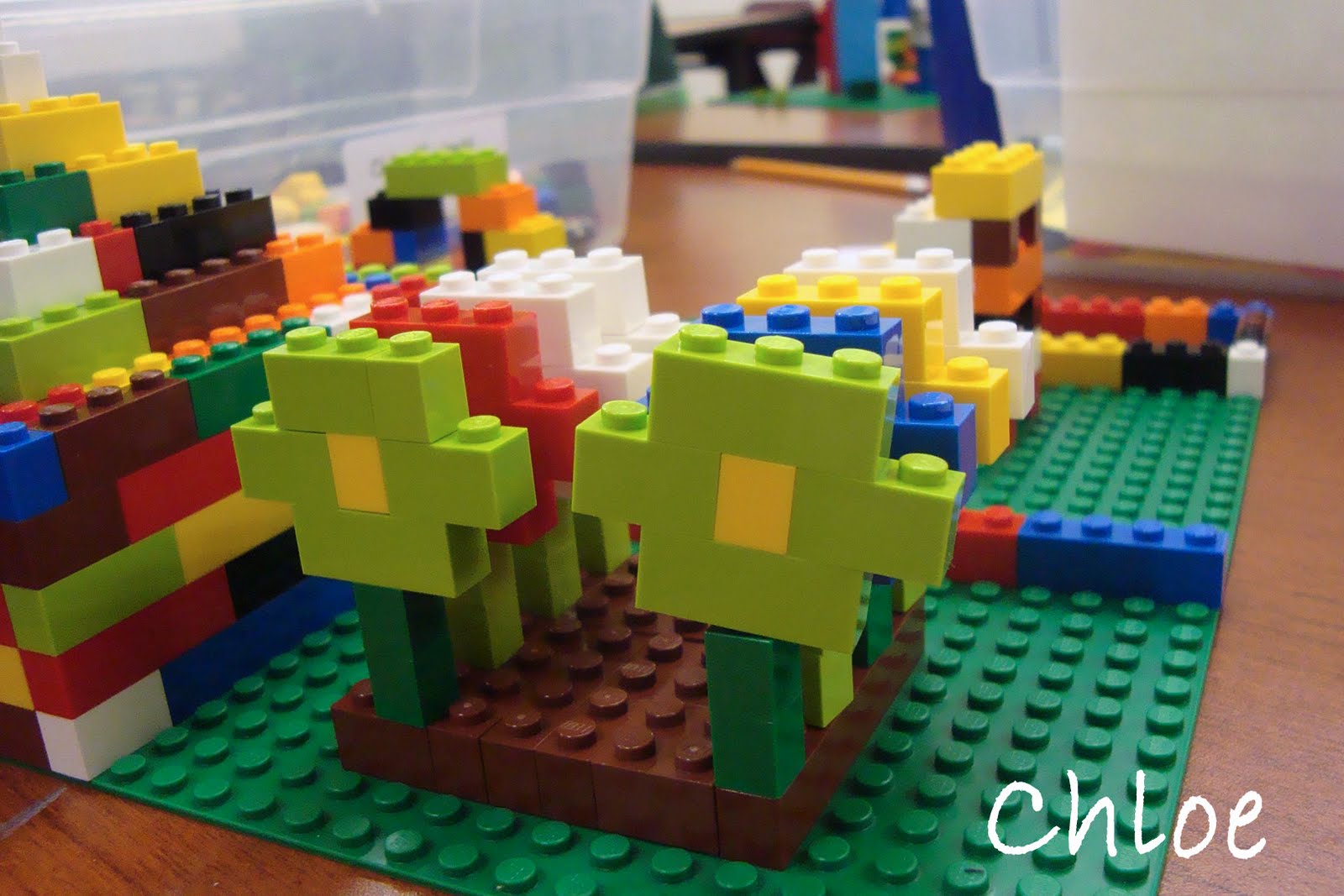 Wiggle, Poke, Giggle, Zoom: LEGO art