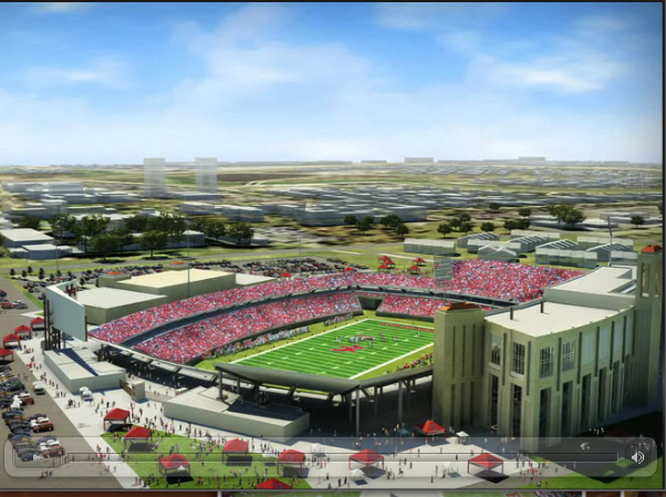 Position Sizing: New Robertson Stadium Images