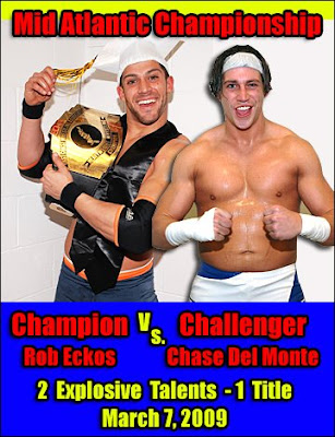 ECWA Pro Wrestling: Rob Eckos Defends Against Chase Del Monte