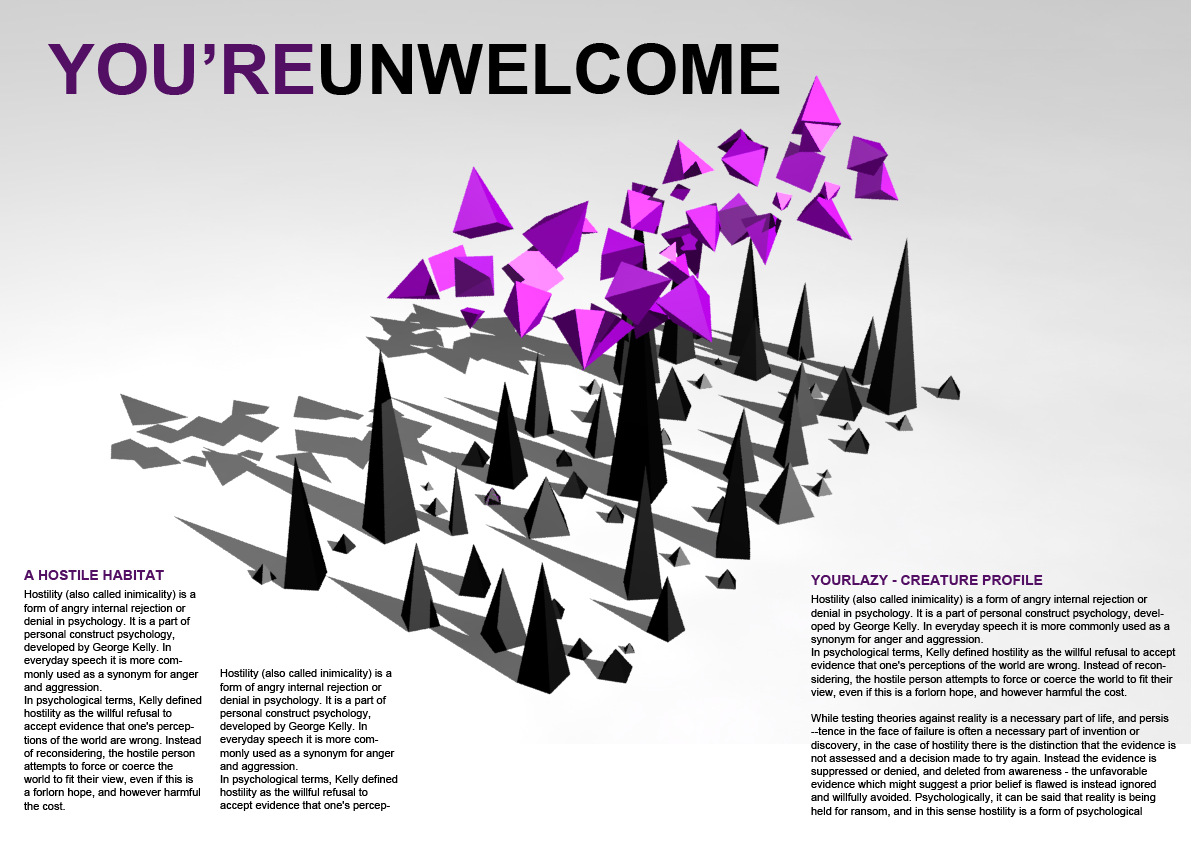 JEREMIASZ SIECZKO (ARCH1390): WEEK 5 INDEPENDENT STUDY: DRAFT POSTER DESIGN