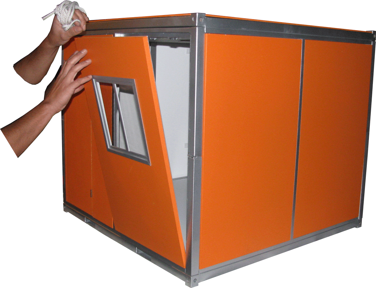 NomadaTecnia: Habitaculo Metalico modular