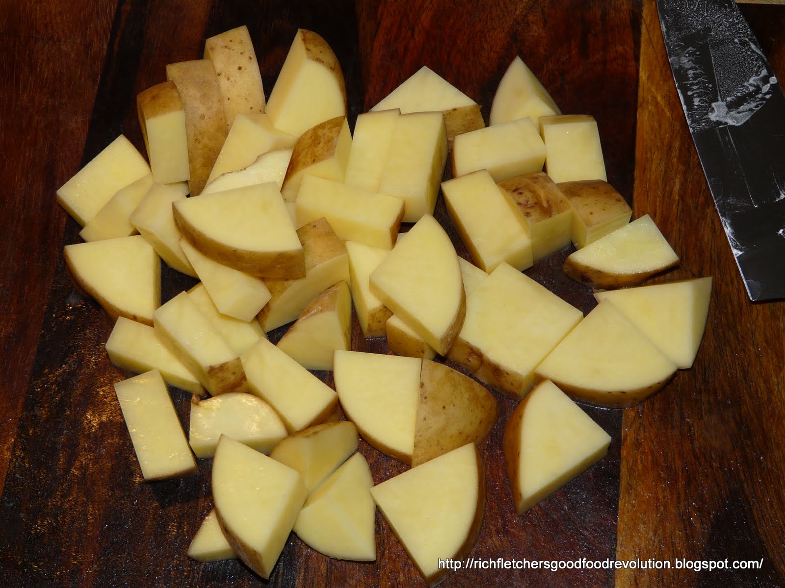 Rich Fletcher's Good Food & Photography: Easy Hand Cut Chips