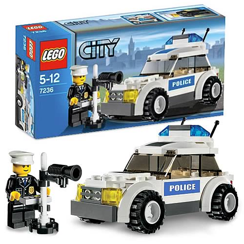 BLOG DOS BRINQUEDOS: LEGO 7236 Carro de Polícia da Cidade