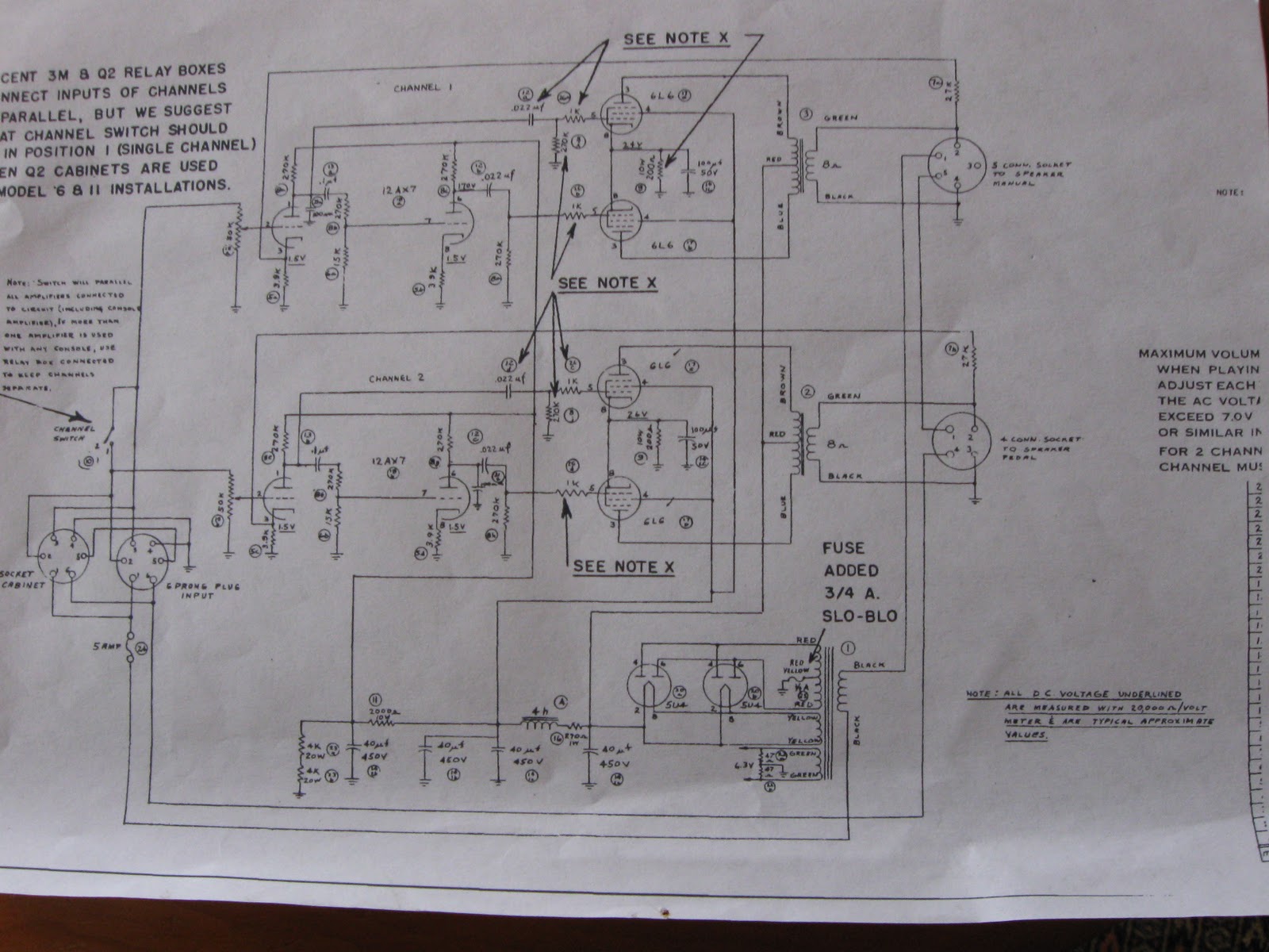 Baldwin 40 watt amplifier