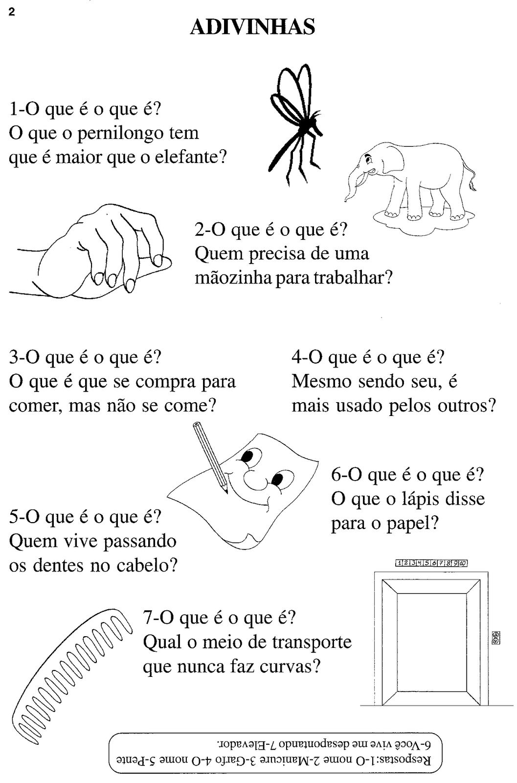 Cantinho da Carol: FOLCLORE - ADIVINHAS