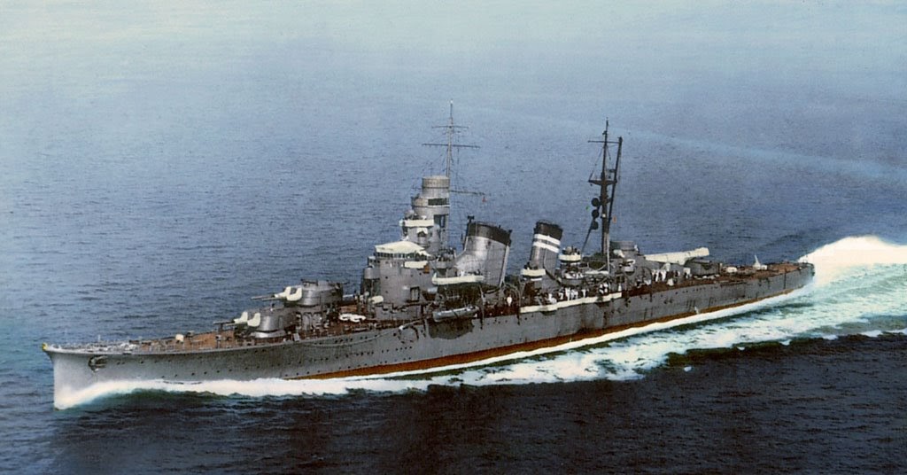 navy ship: Aoba class Kinugasa Heavy cruiser ww2 picture