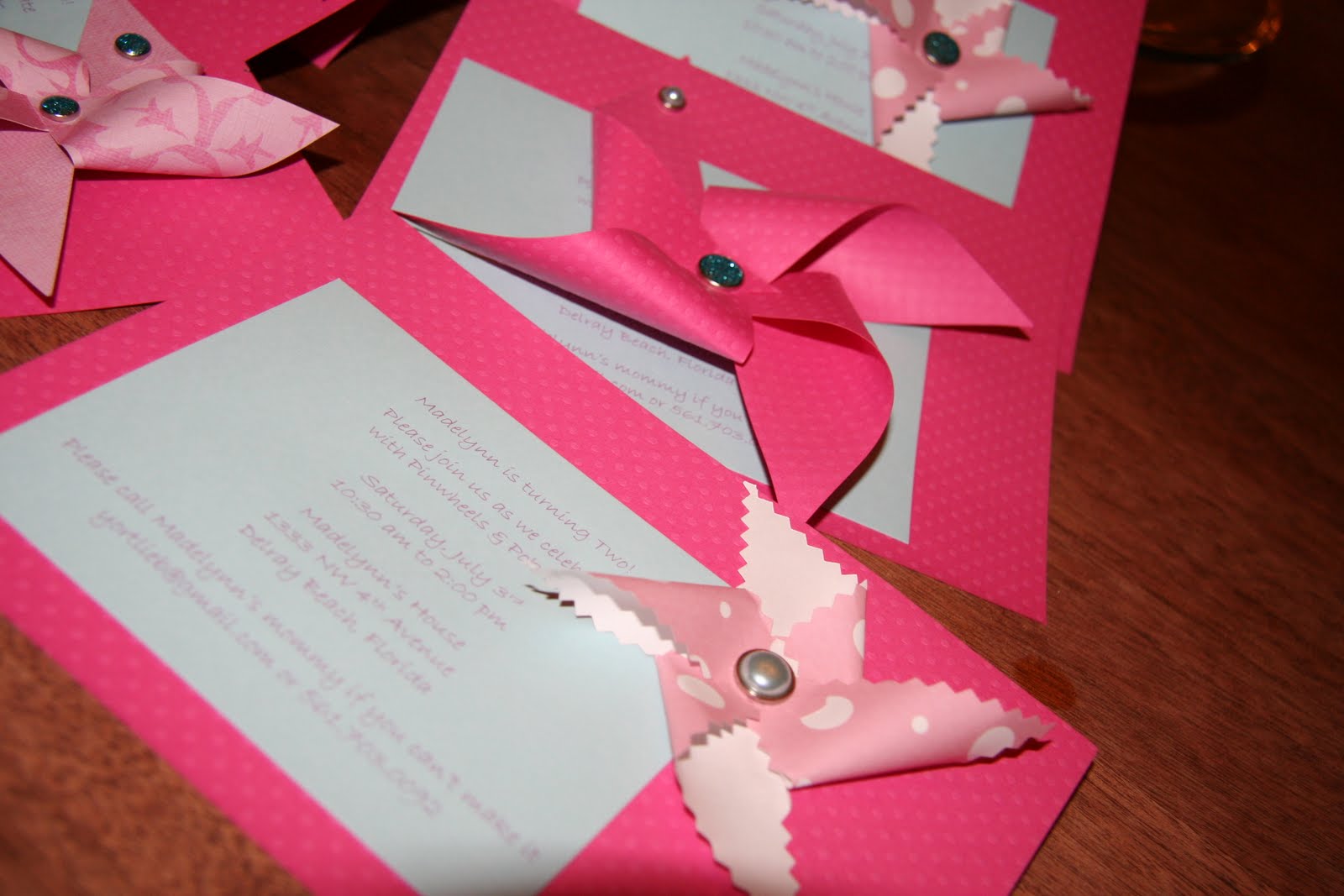 Yarah Designs: Pinwheel + Polkadot Party