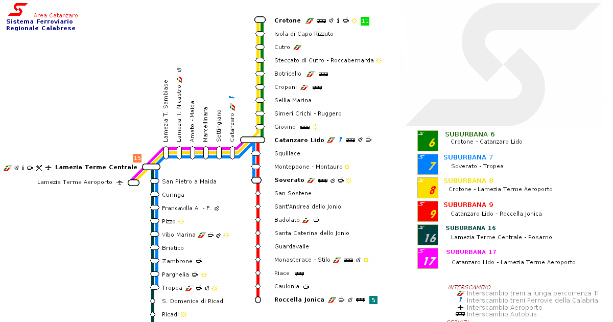 Ferrovie in Calabria...: Leggende metropolitane...e suburbane! - Catanzaro