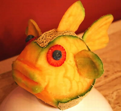 Crazy Foods: " Food Carving, Arts and Design