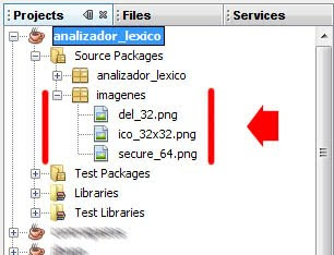 mouse: Paquete de imagenes en java y netbeans