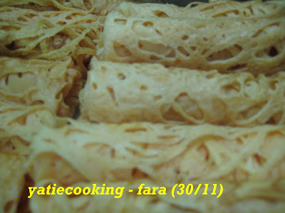 Yatie's Cooking: TEMPAHAN TARTS & ROTI JALA