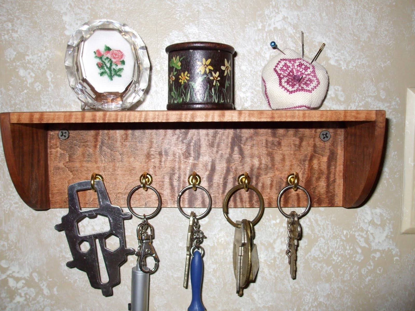 Three Elm: Key holder/shelf, with smalls.