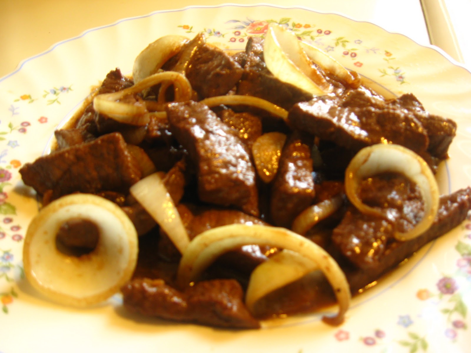 KCK Blogger: Beef / Pork Steak - Filipino Style