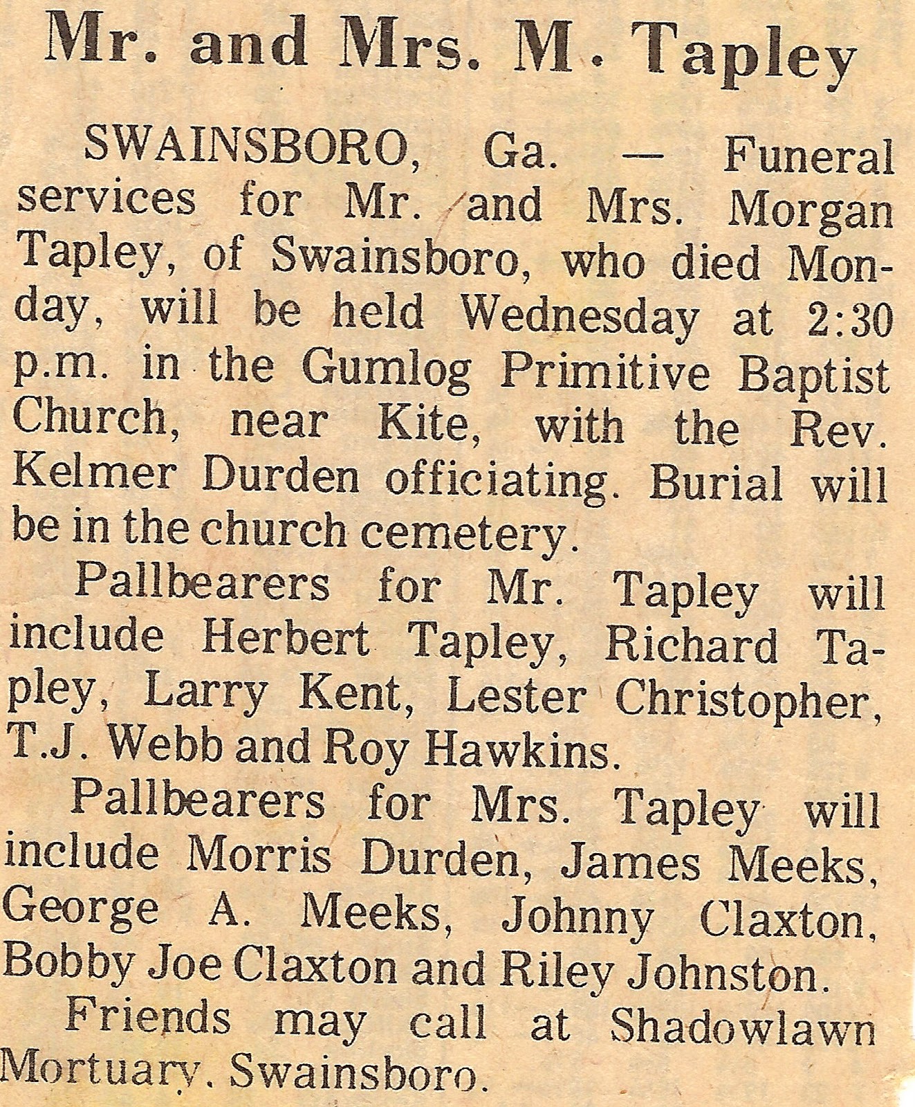 My Tapley Tree And Its Branches Sympathy Saturday Charles Morgan