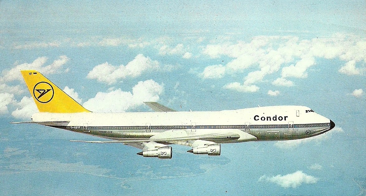The traveler's drawer: CONDOR (Germany). Jumbo Jet Boeing 747 aircraft