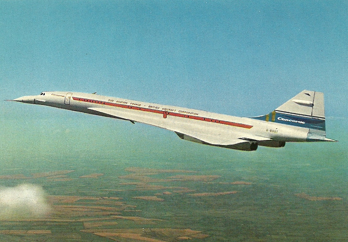 The traveler's drawer: SUD-AVIATION - BAC . "Concorde" aircraft