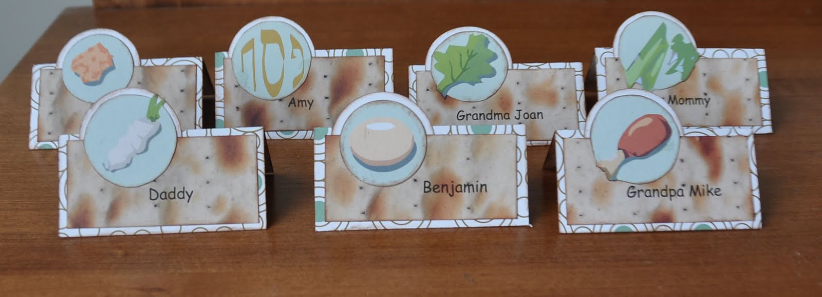 Crafting Jewish Style Passover Place Cards